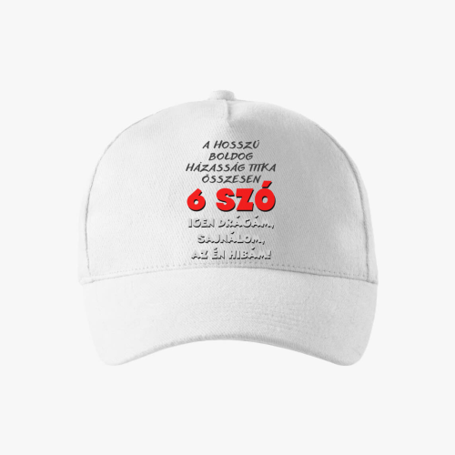 A hosszú házasság titka baseball sapka