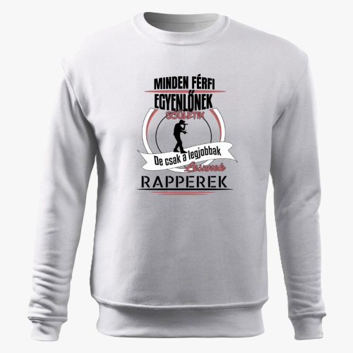A legjobbak lesznek rapperek belebújós pulóver