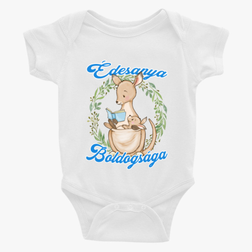 Édesanya boldogsága kenguru fiús body