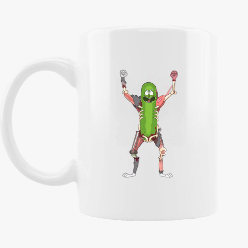 Pickle Rick Rat Suit bögre