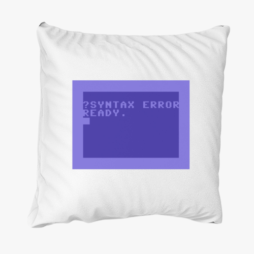 Commodore 64 (C64) párna - Syntax error