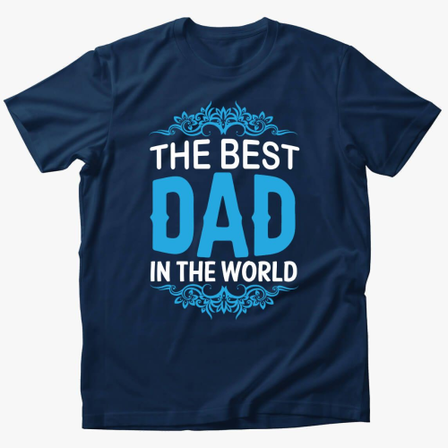 The best DAD blue póló