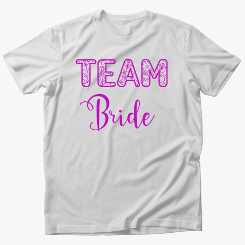 Team Bride póló