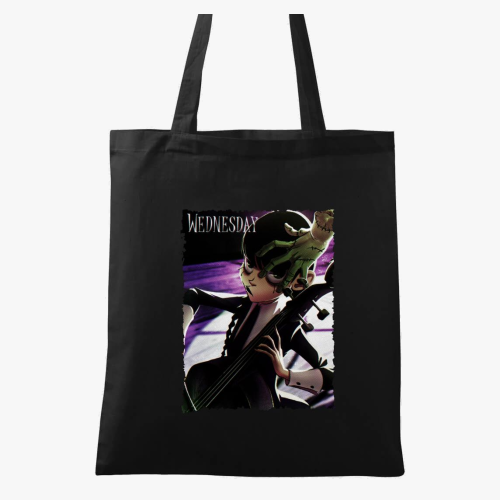 Wednesday és Izé hangversenye vászontáska