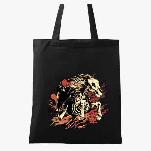 Fakó ló hatán a halál vászontáska